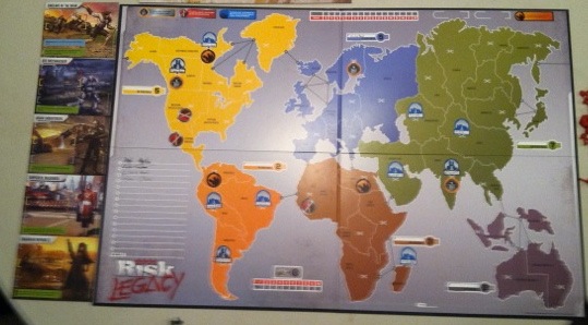 Front Range Gamers: Risk Legacy: Our World In Pictures