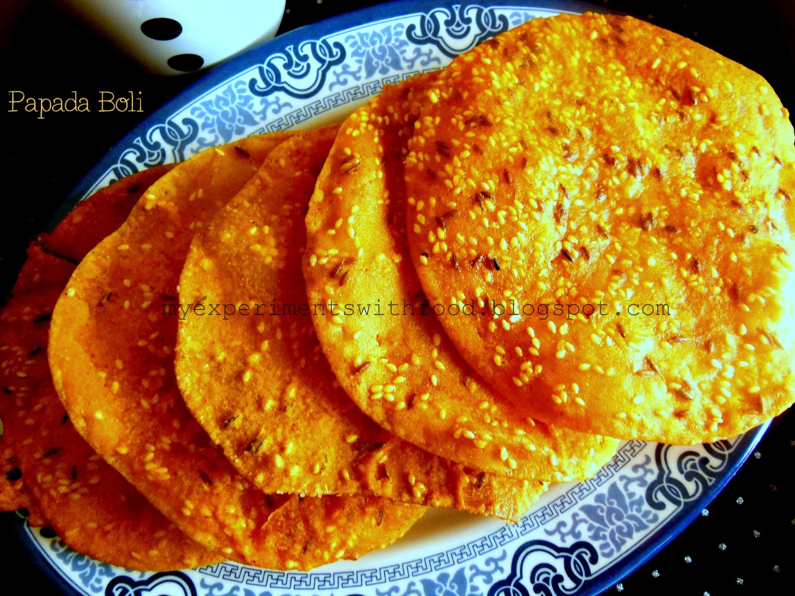 My Experiments With Food: Kerala style Deep Fried Masala Papad/ Kerala ...
