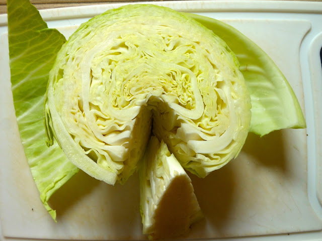 El delantal rojo: 393.- Repollo salteado con bacon y jamón.- Guarnición ...