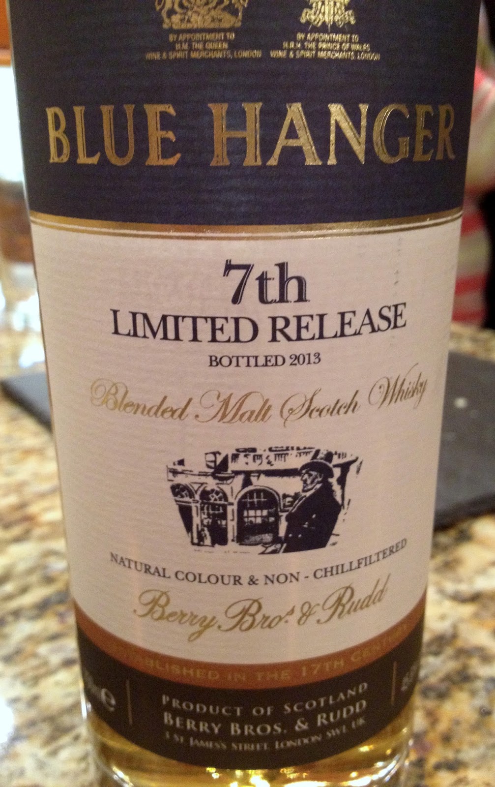 Chemistry of the Cocktail: Whisky Review: Blue Hanger 7th Release