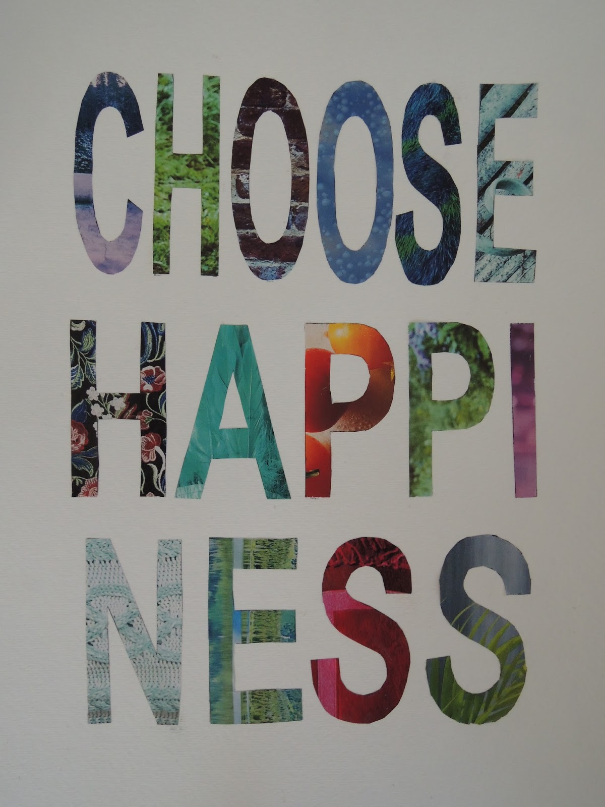 Holly Goes Lightly: Office Art: Magazine Words