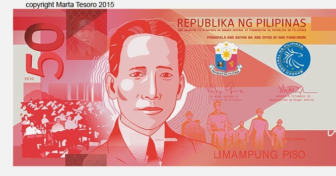 Illustration Job: drawing a fifty peso bill