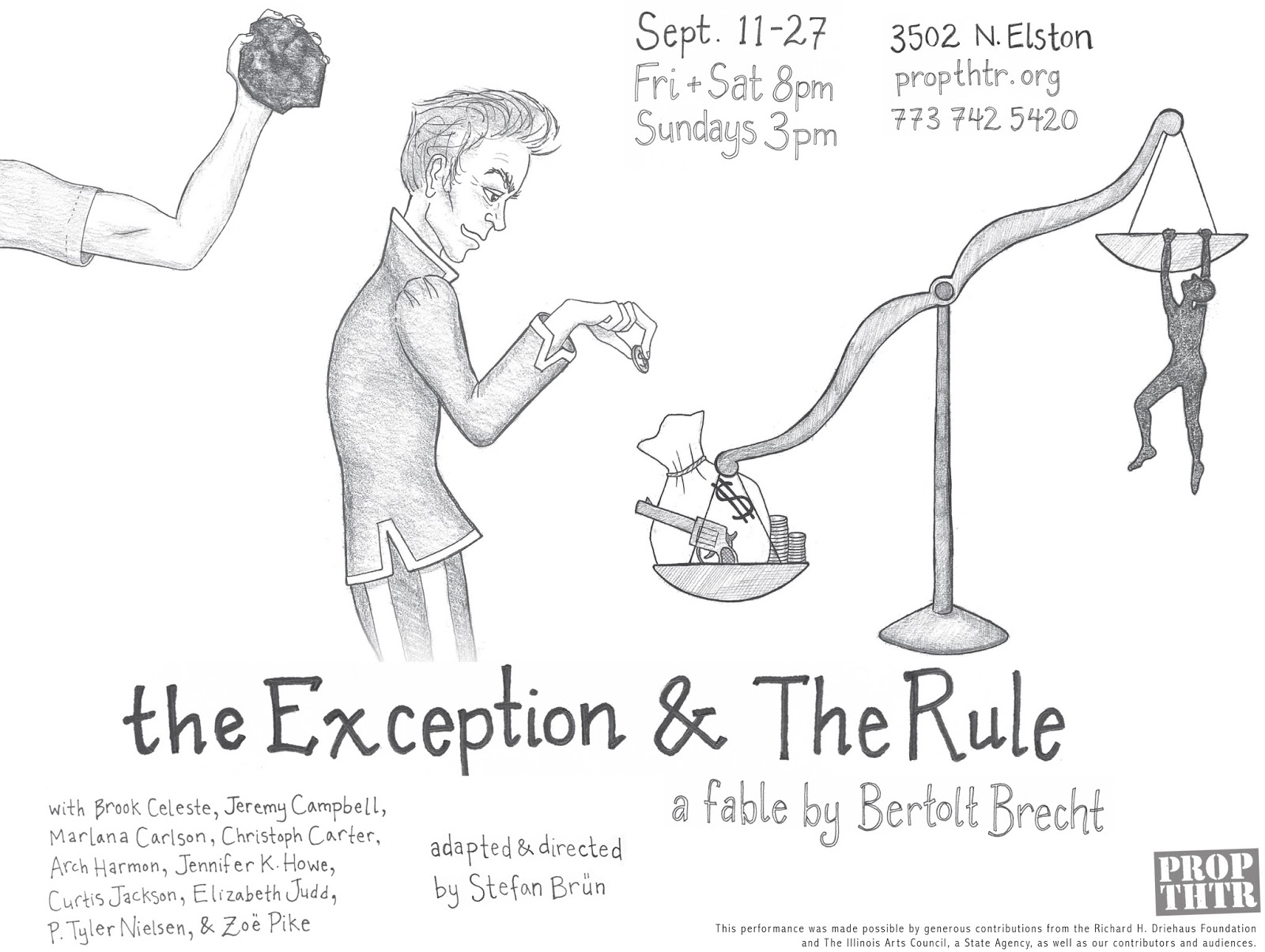 PropThtr: the Exception & The Rule, a fable-play by Bertolt Brecht.