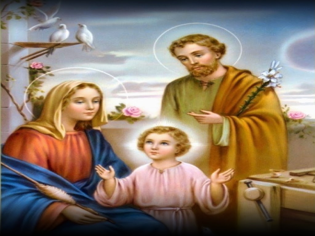 Holy Mass images...: THE HOLY FAMILY OF JESUS, MARY AND JOSEPH