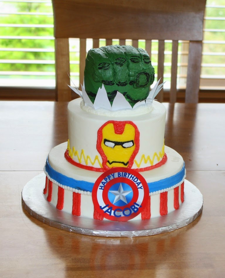 Party Cakes: Marvel Characters Cake