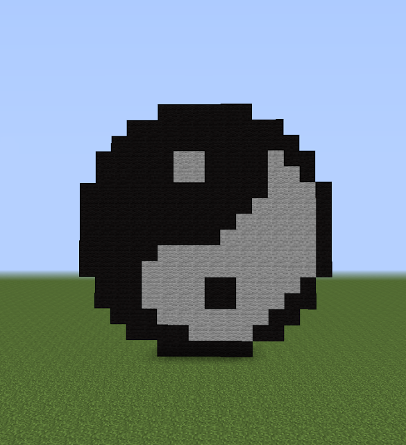 Minecraft Pixel Art Helper Yin Yang Minecraft Pixel Art Helper Yin Yang