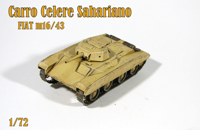 Gulumik Military Models: Carro Celere Sahariano FIAT m 16/43 1/72