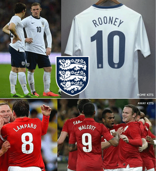 Football teams shirt and kits fan: England 150 anniversary badge & Nike ...