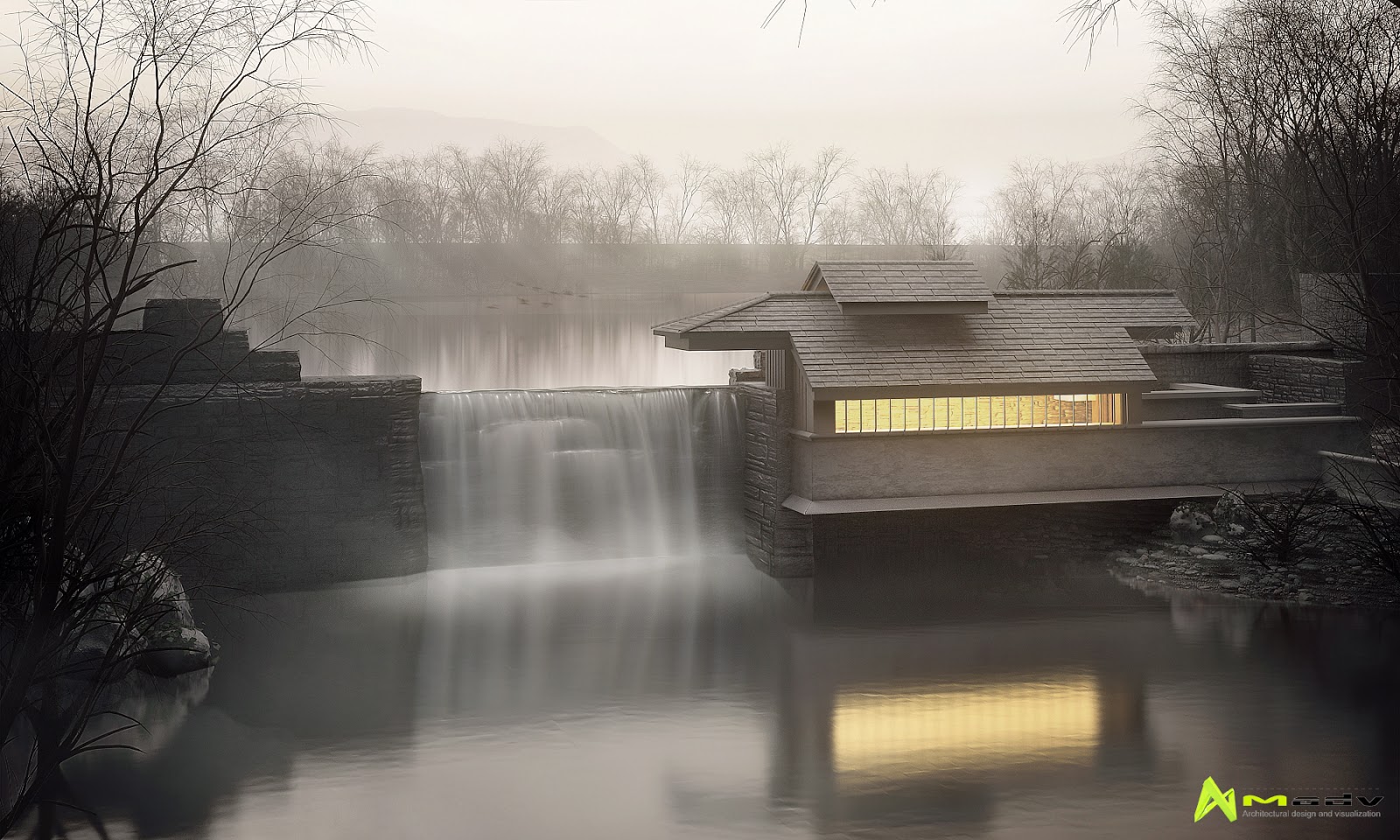 MADV architecture: Frank Lloyd Wright - Taliesin II Hydro House