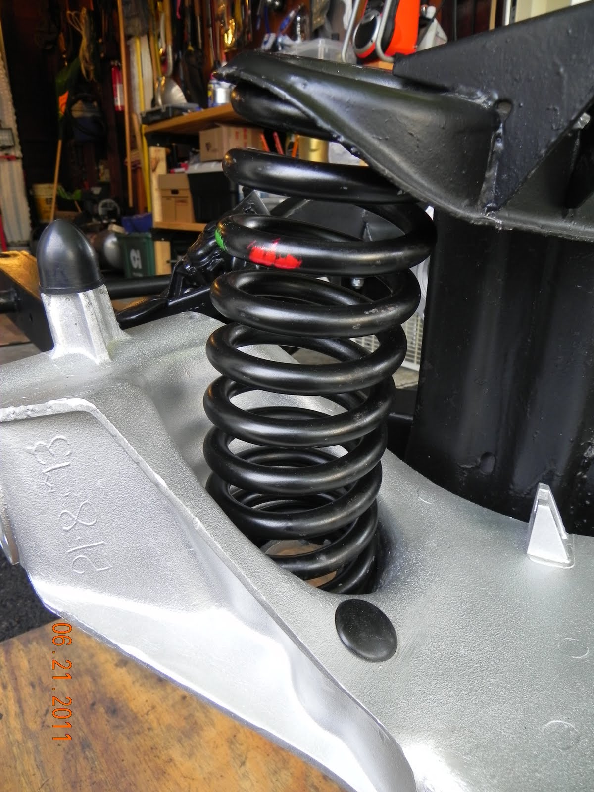 Tripp's TR6: More Rear Suspension Progress