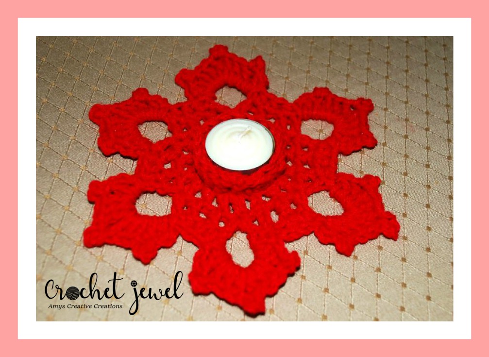 Amy's Crochet Creative Creations: Crochet Tea Light Candle Cozy