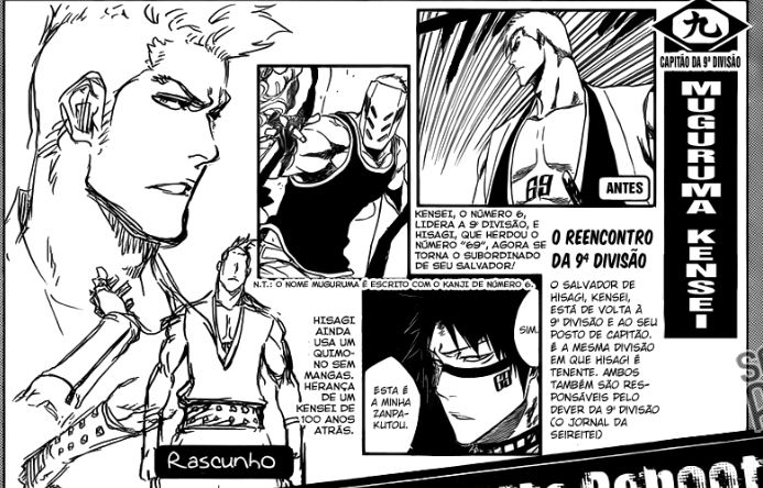 Novidades: O novo capitão da 9ª Divisão! - Bleach Animes