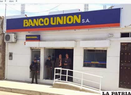 Banco Unión S.A. amplía sus servicios hacia la zona Sur | FINANZAS Y ...