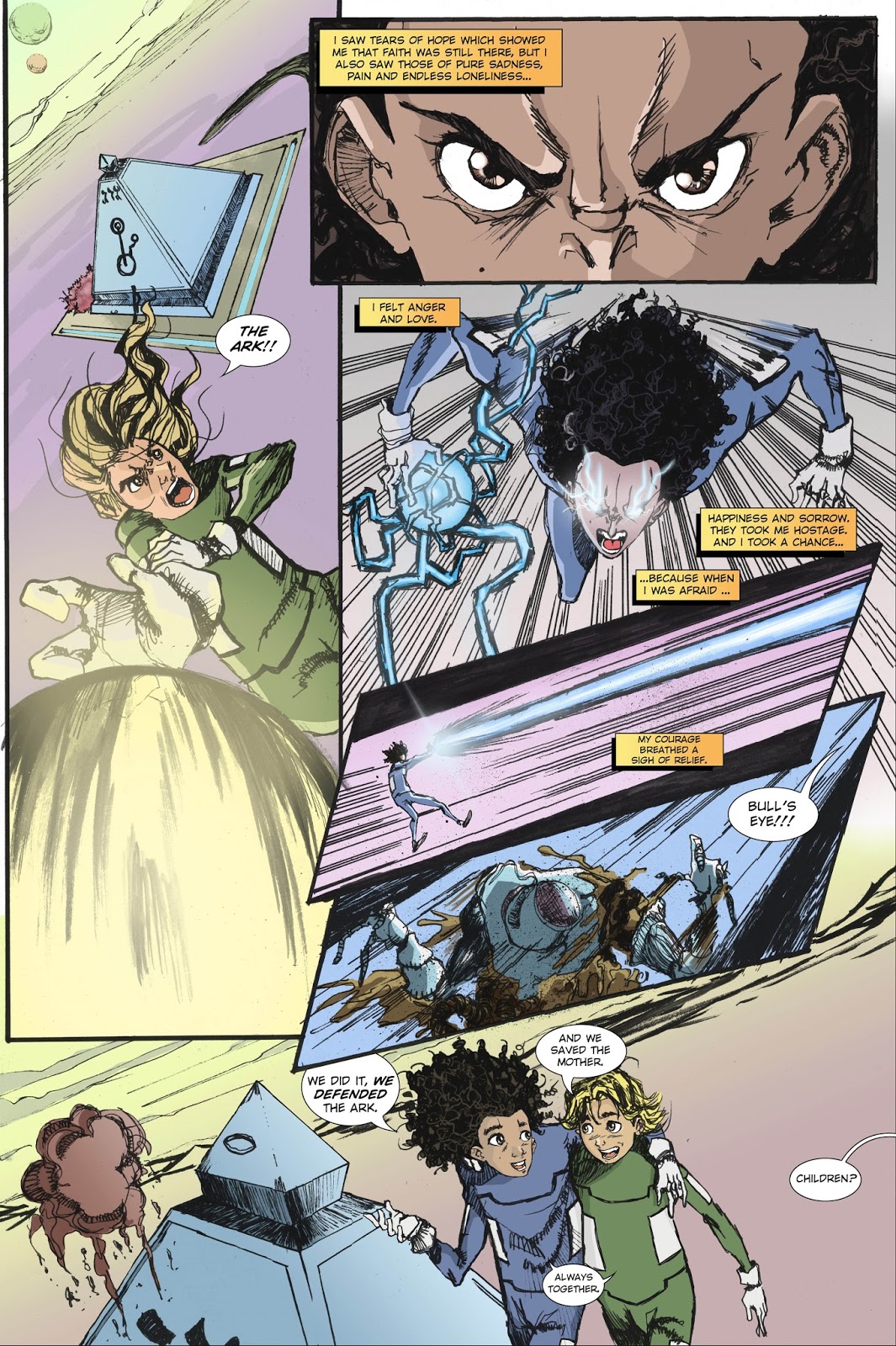 1Invasor Studio: When the Heroes Fall - short comic book