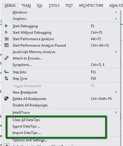 Muhammad Shujaat Siddiqi: Tips & Tricks : Visual Studio - Debugging ...