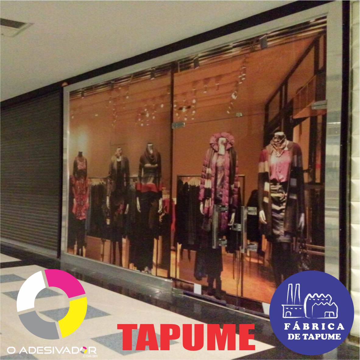TAPUMES PARA LOJAS PARA OBRAS EM SHOPPINGS