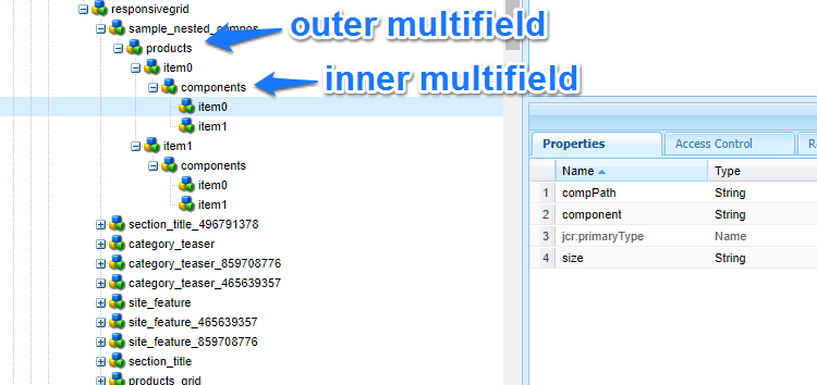 Experiencing Adobe Experience Manager Aem Cq Aem 64 Touch Ui Nested Composite Multifield