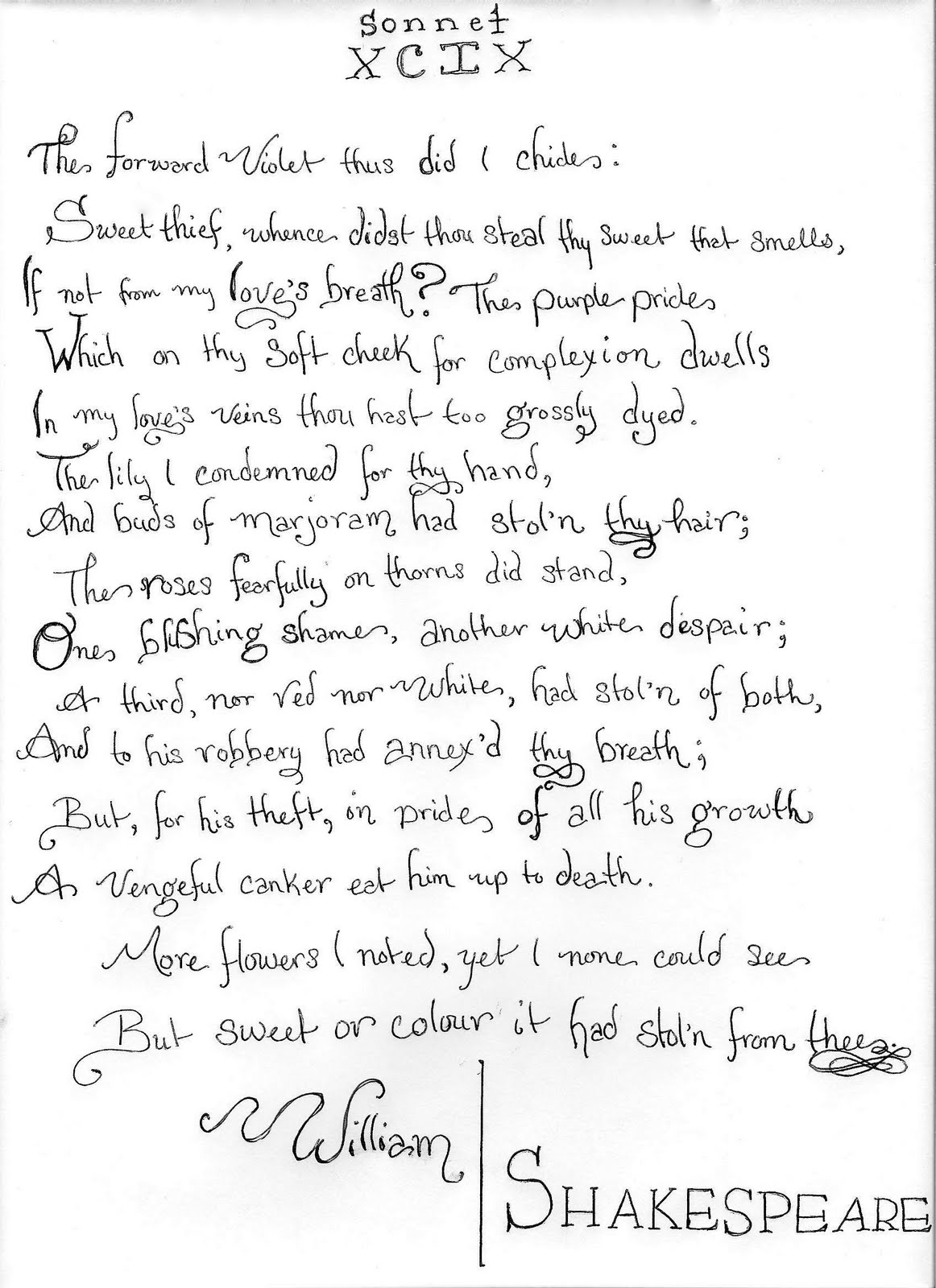 The Three Spinsters {part the first}: No. 99