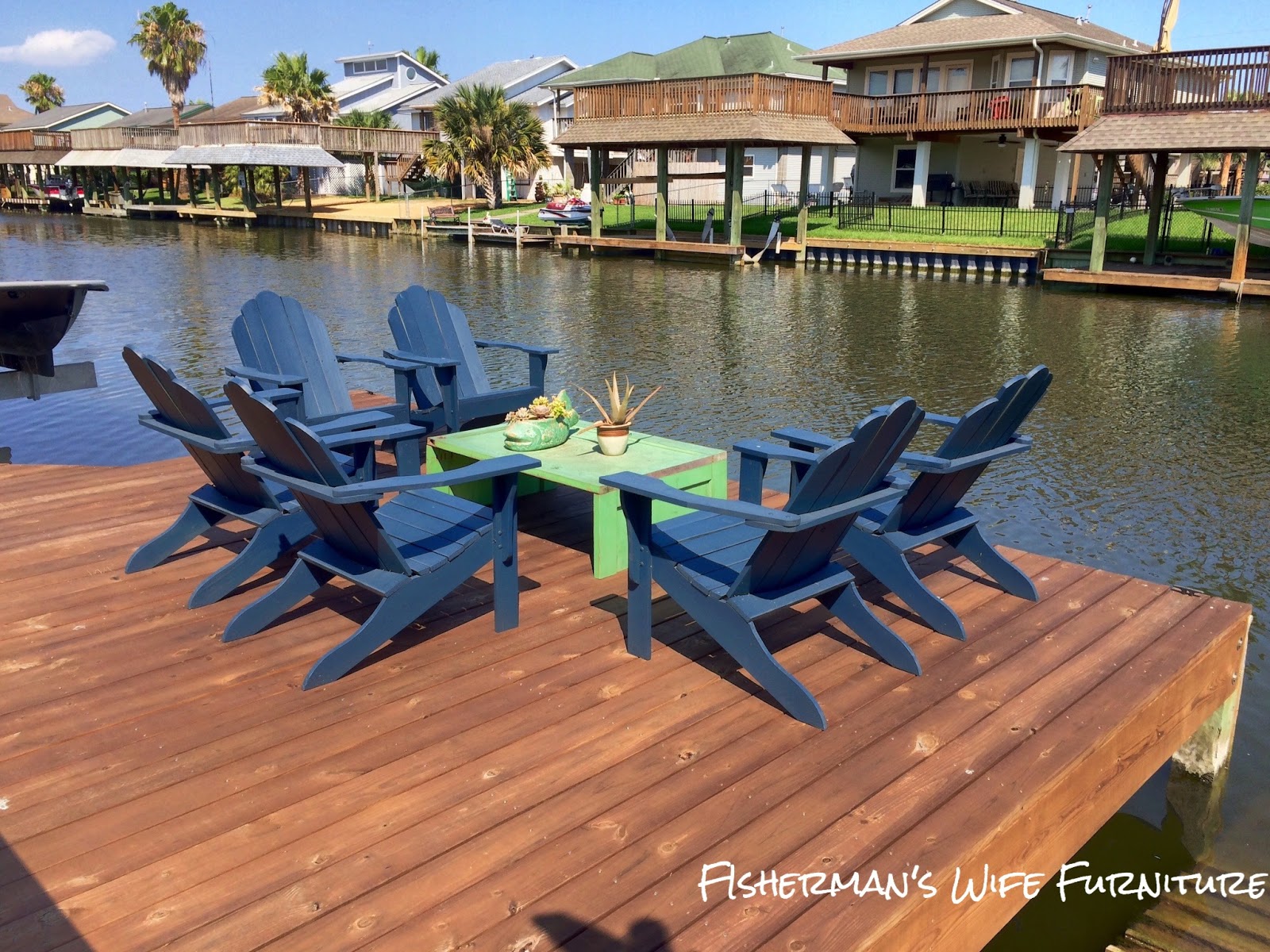 Fisherman's Wife Furniture: The DIY Dock ~ One Year Later