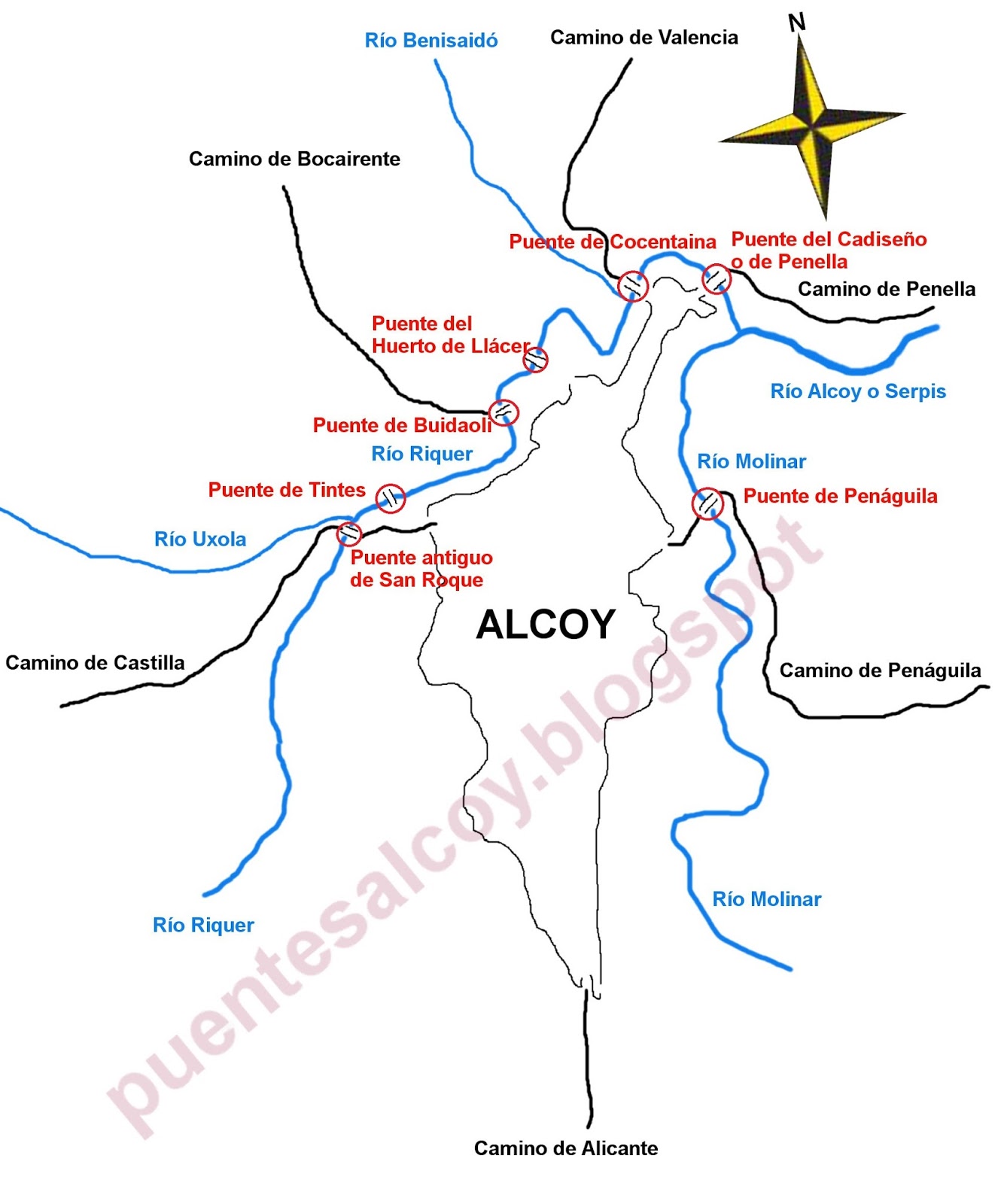 Los puentes de Alcoy... y algunos más.: Los pequeños puentes (sub ...