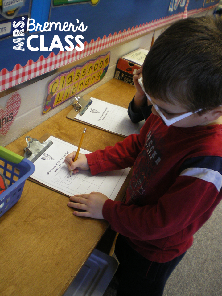Literacy Center Activities for Kindergarten | Mrs. Bremer's Class