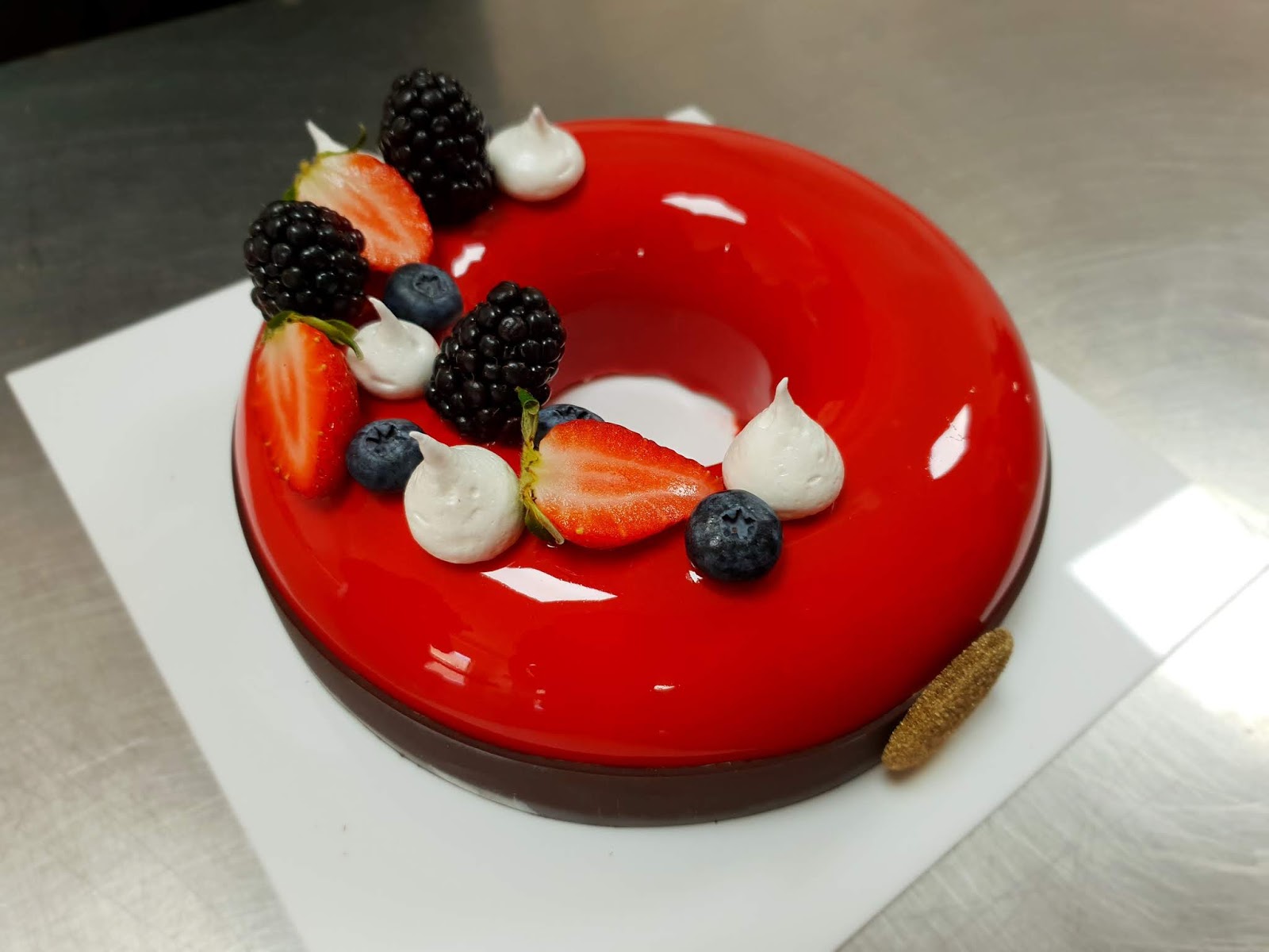 Berry Vanilla Gateau | Academy of Pastry Arts ~ Home cooking