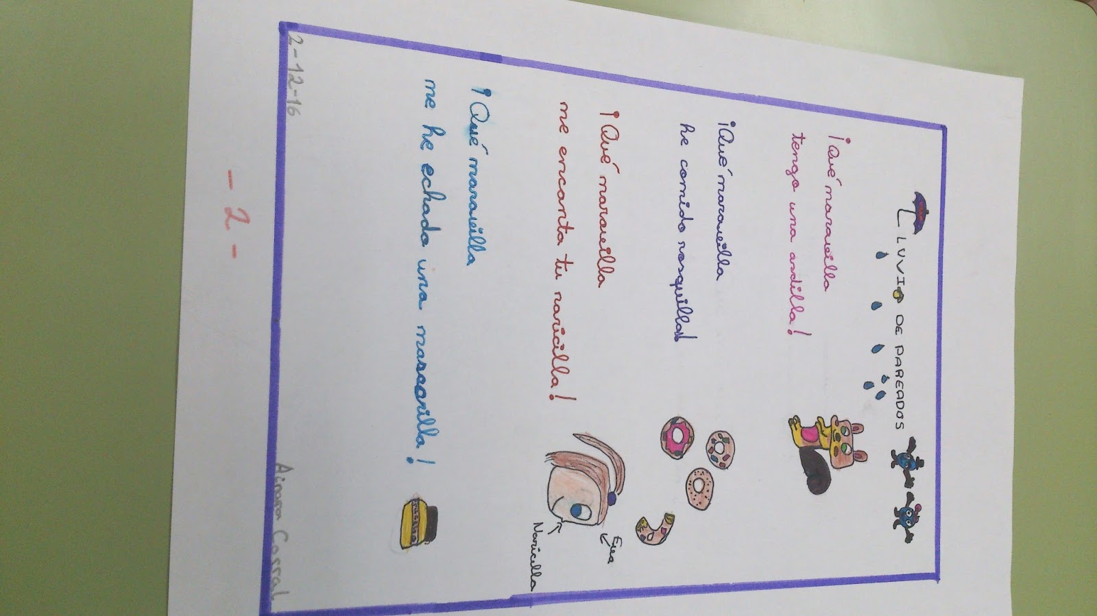 EXPLORAMOS Y APRENDEMOS 2º CICLO: Lluvia de Pareados