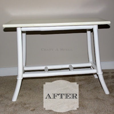 Craft A Spell: Side Table Makeover