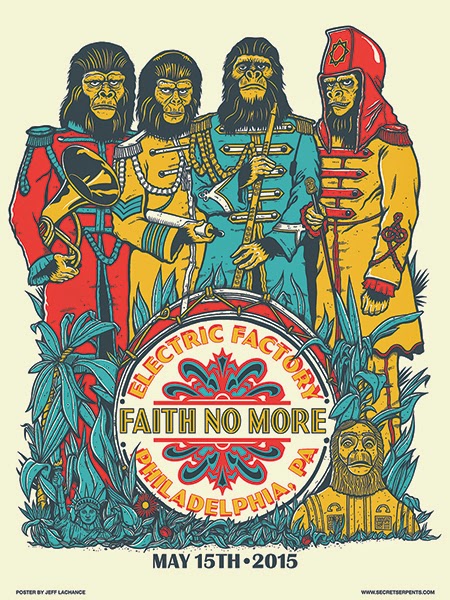 INSIDE THE ROCK POSTER FRAME BLOG: Jeff LaChance Faith No More ...