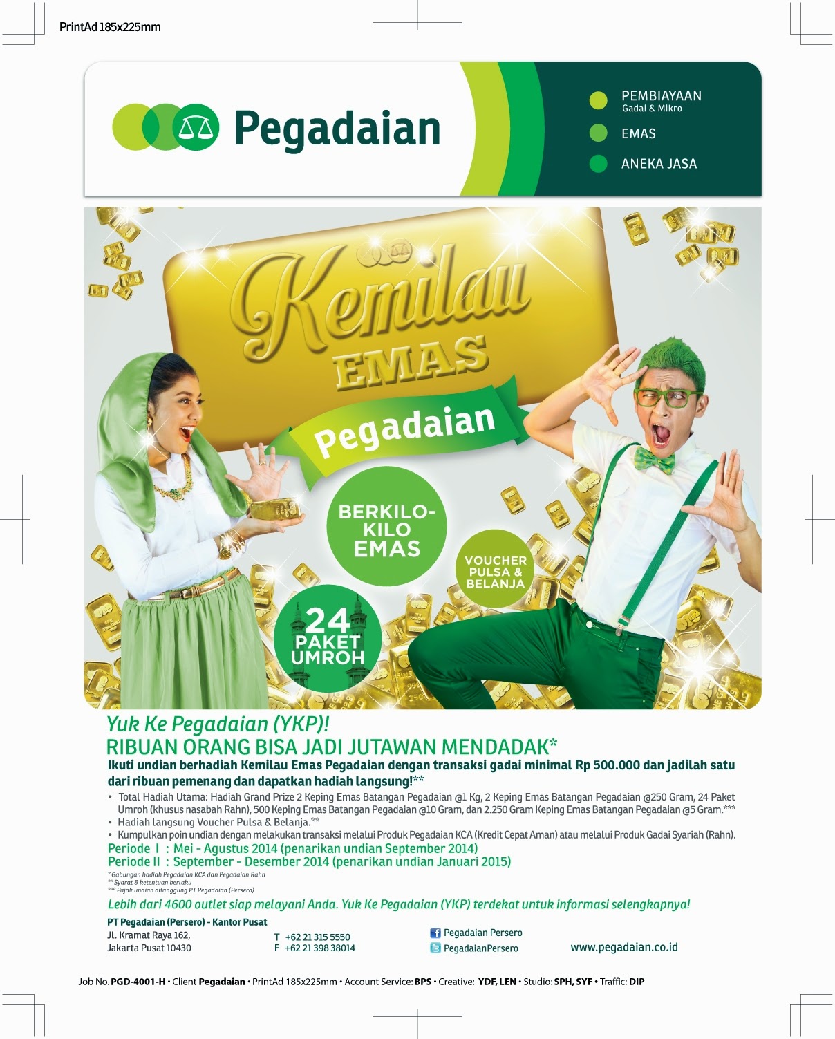 Blog Manajemen dan Audit: TVC kemilau emas Pegadaian