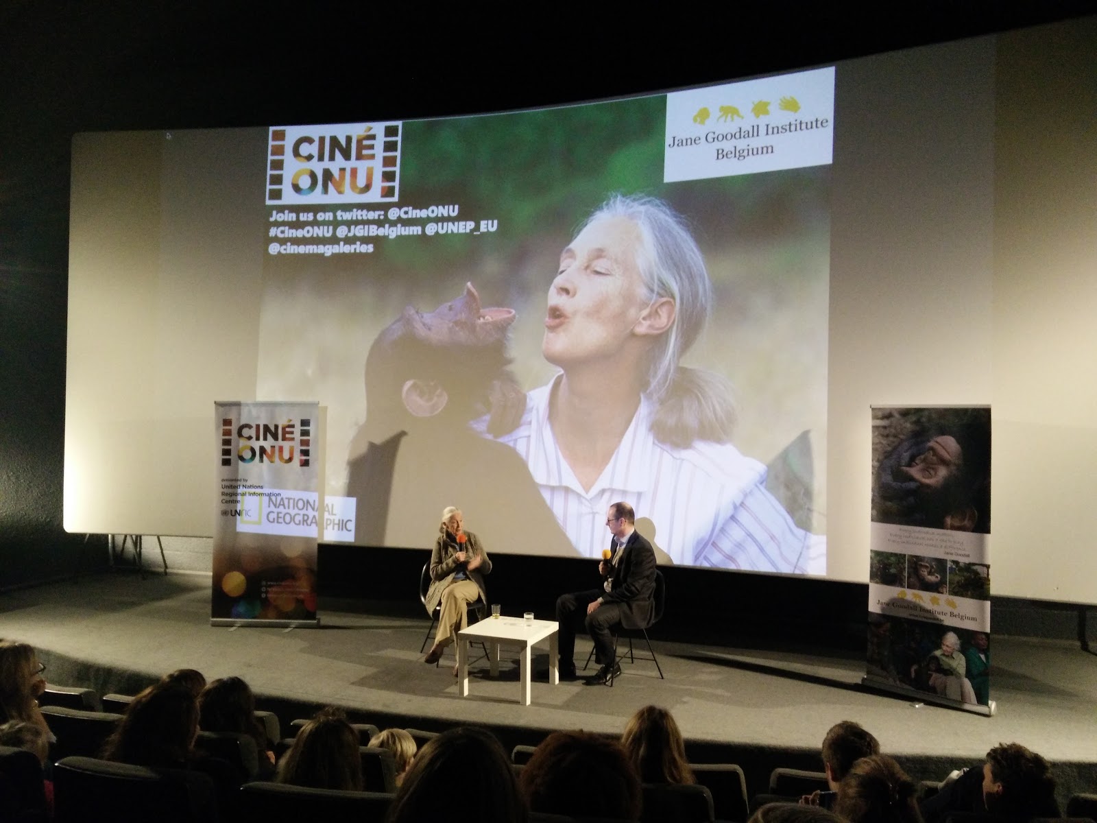 Jane Goodall film and gala | Louis-Philippe Loncke - Versatile Explorer ...