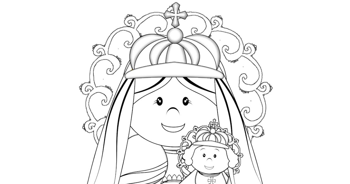 Brown Scapular Coloring Page Coloring Pages