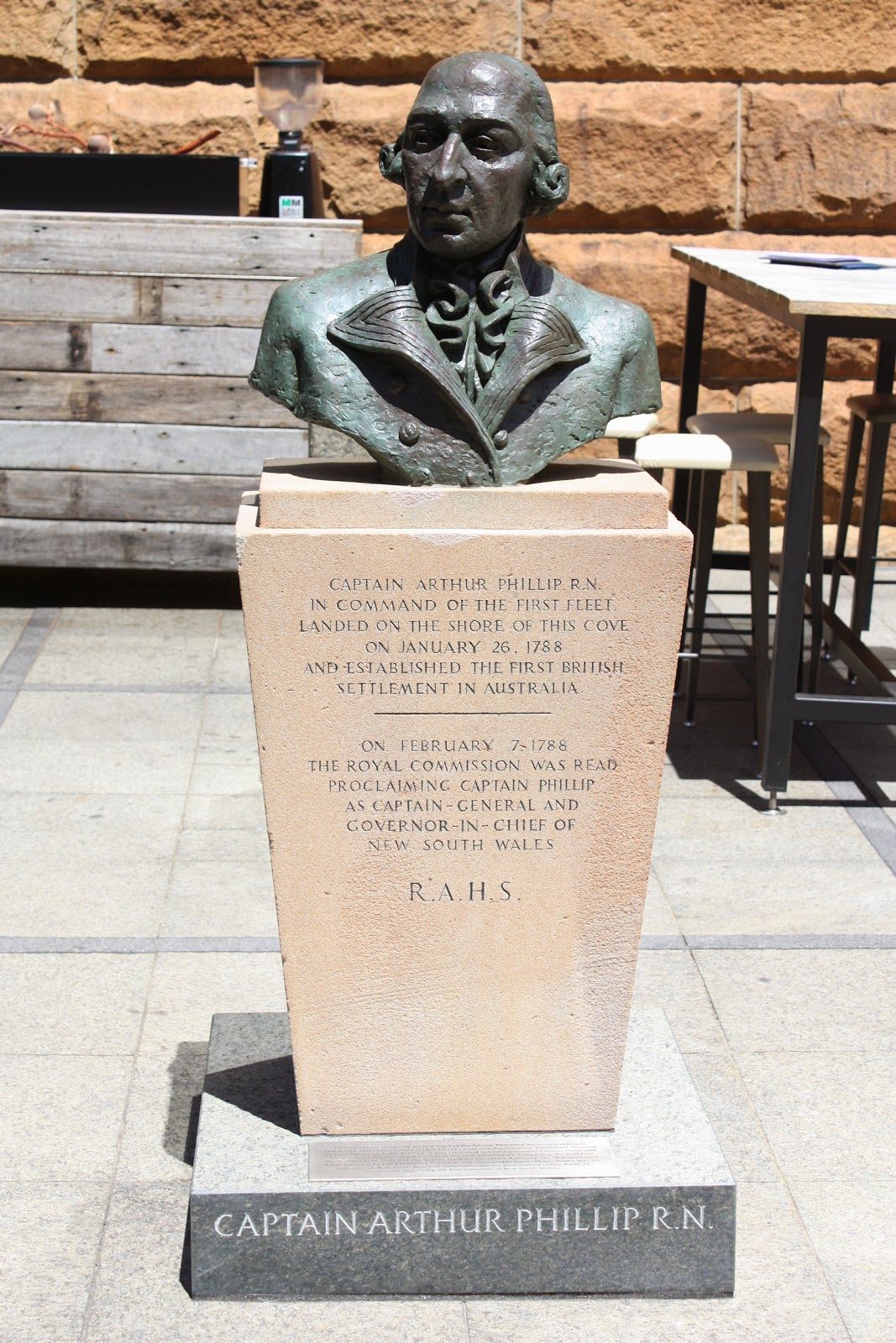 Sydney - City and Suburbs: Museum of Sydney, Captain Arthur Phillip