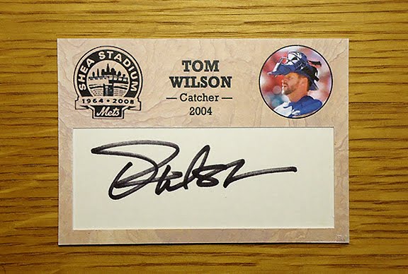 The Amazing Shea Stadium Autograph Project: #678) TOM WILSON