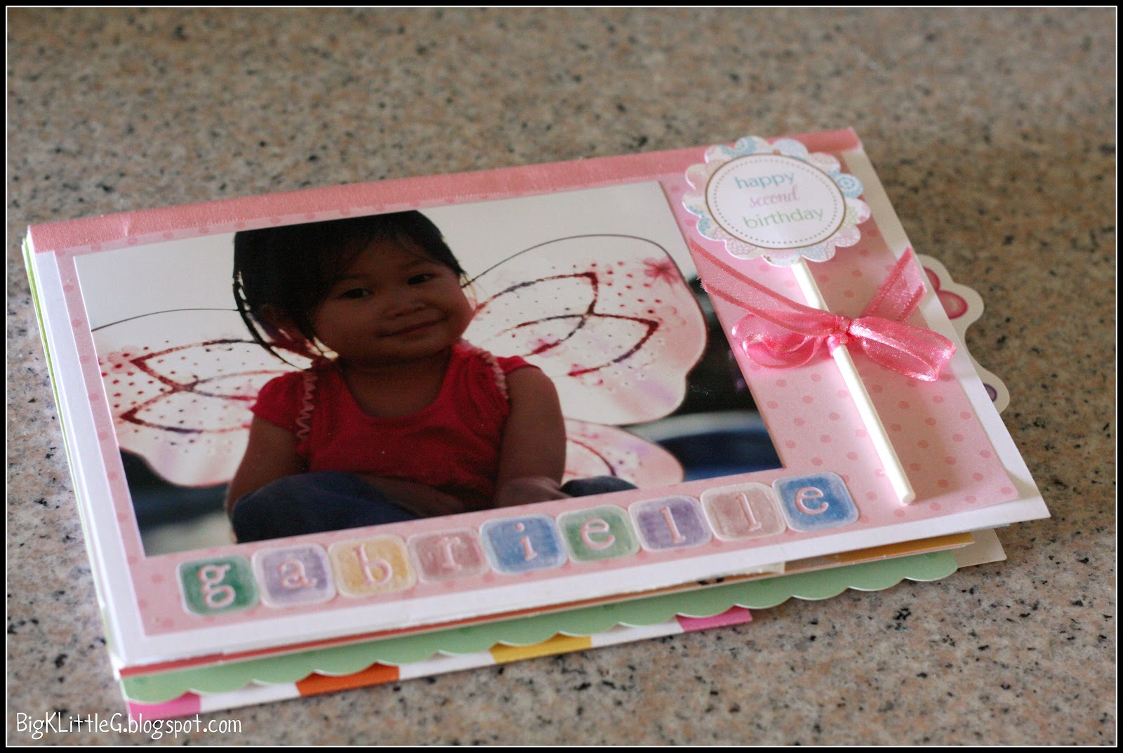 Big K Little G: DIY Birthday Card Keepsake Book Tutorial