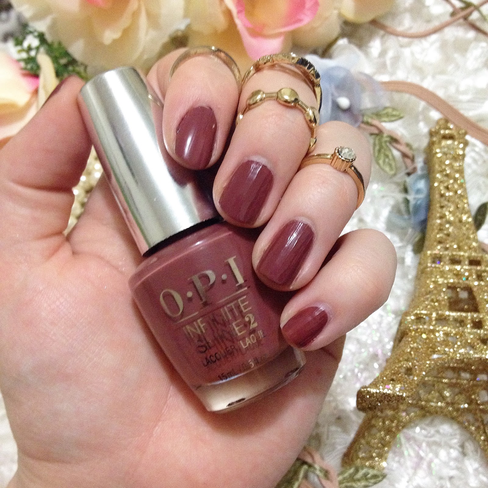 OPI Infinite Shine "Linger Over Coffee" and Infinite Shine Fiji ...