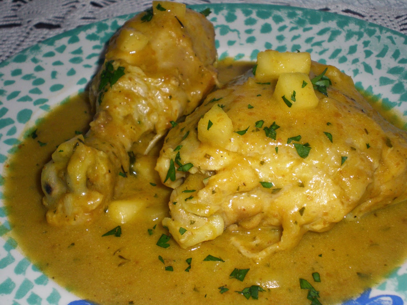 Pollo en pepitoria alpujarreño ~ Genzo en Masterchef