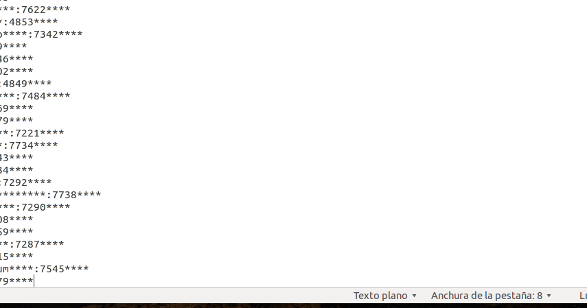 PaoloProgrammer: Lista de claves por defecto - UNMSM