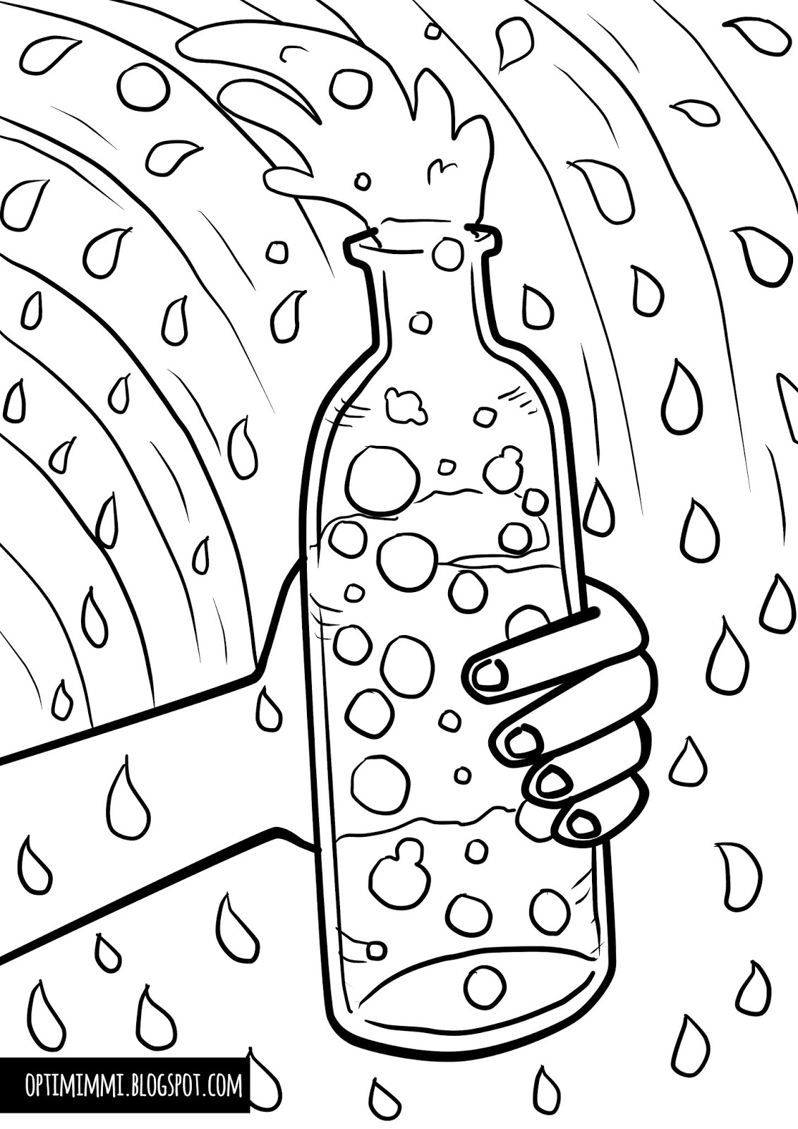 Inktober 2018: 31 coloring pages / 31 Värityskuvaa