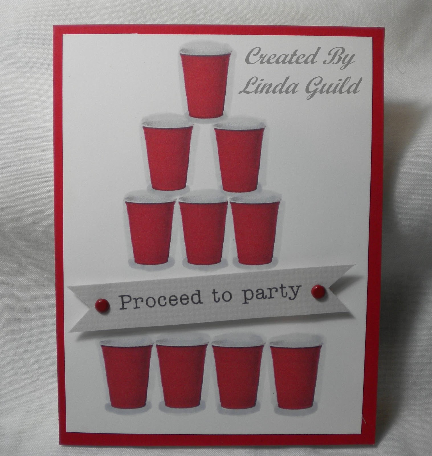 Nothin' Fancy: Red Solo Cup Card