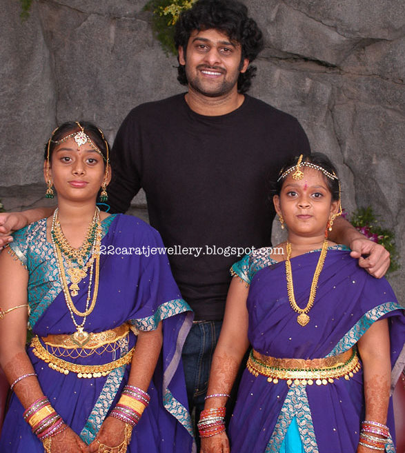 Jewellery at Krishnam Raju Daughters Parikini Function - Jewellery Designs