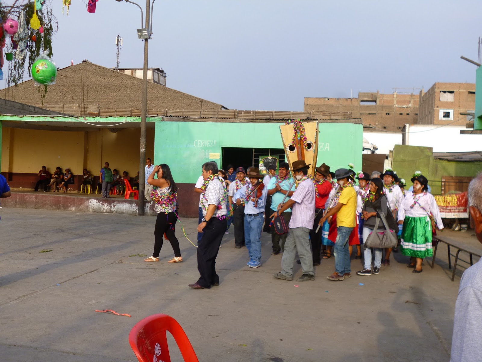 San Diego de Ishua: Yunza ishuana en local ASU - Abtao