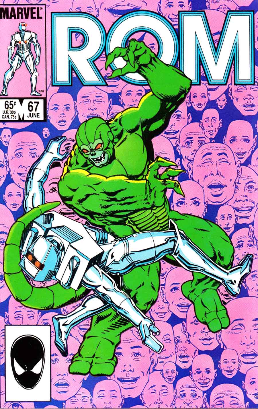 Rom #67 - Steve Ditko art, Jim Starlin cover - Pencil Ink