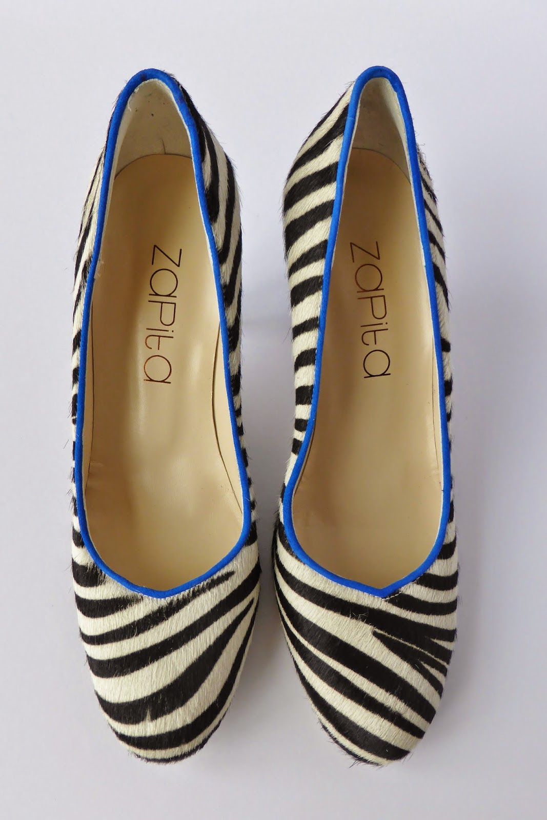 Outfit: Blue Leopard Top and Zebra Shoes - What Lizzy Loves