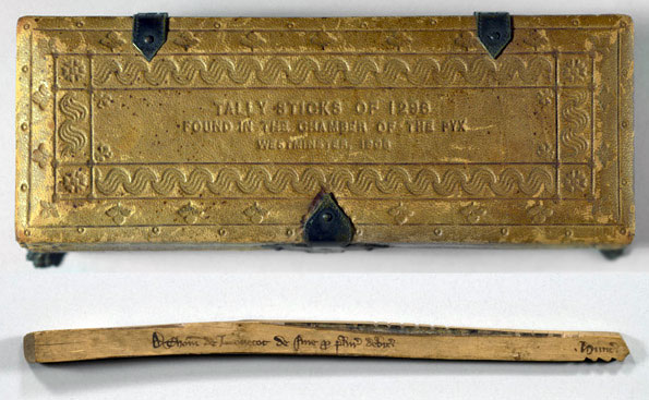 Mathematical Treasures: English tally sticks