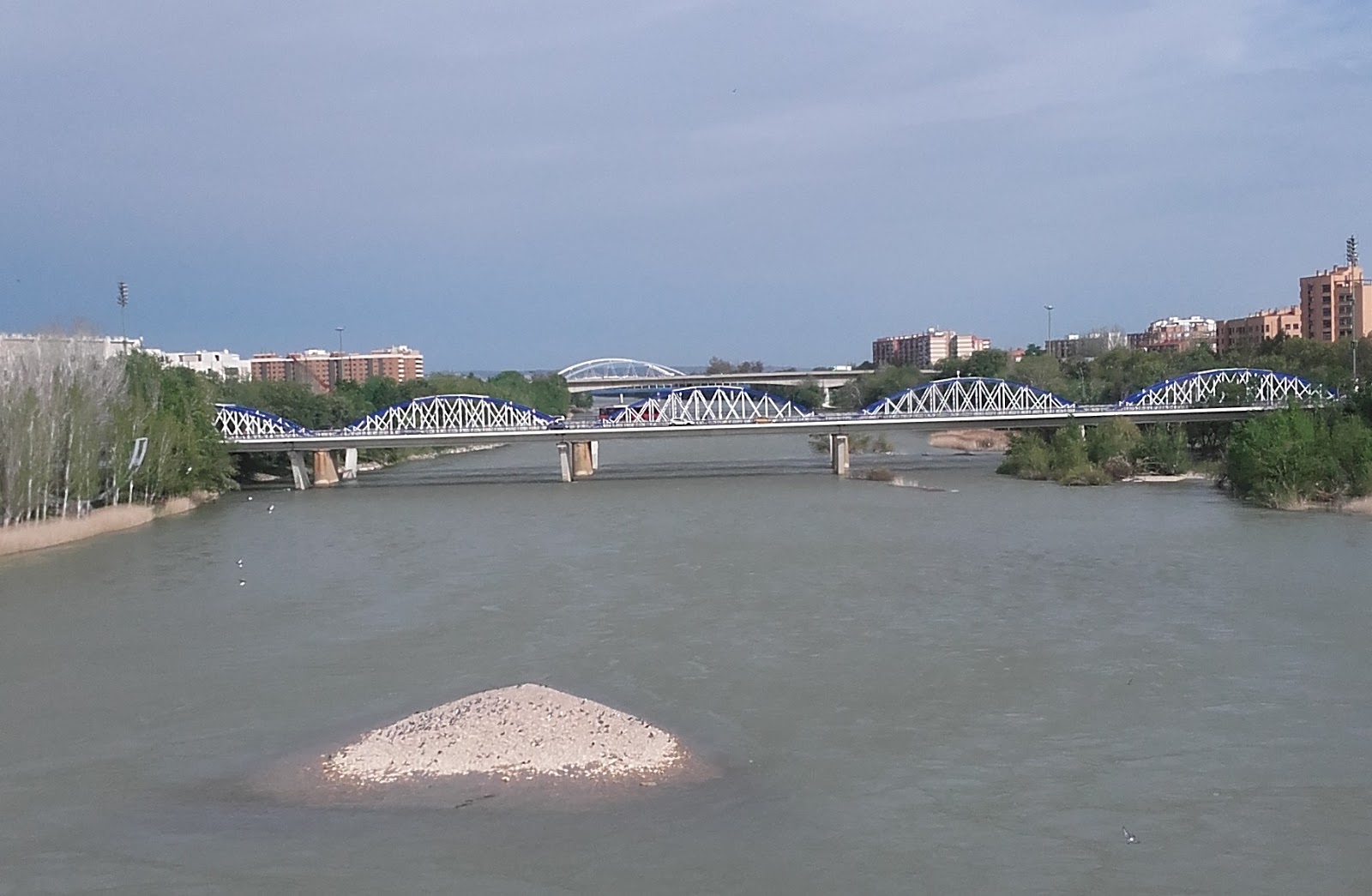 geografía e historia: El río Ebro en Zaragoza