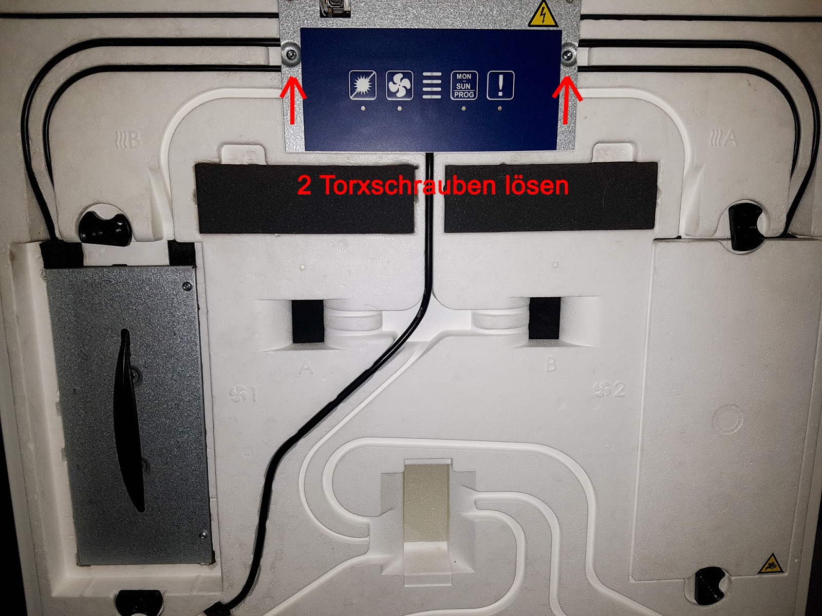 Bautagebuch von Nina und Dirk: Kugellagertausch am Ventilator der ...