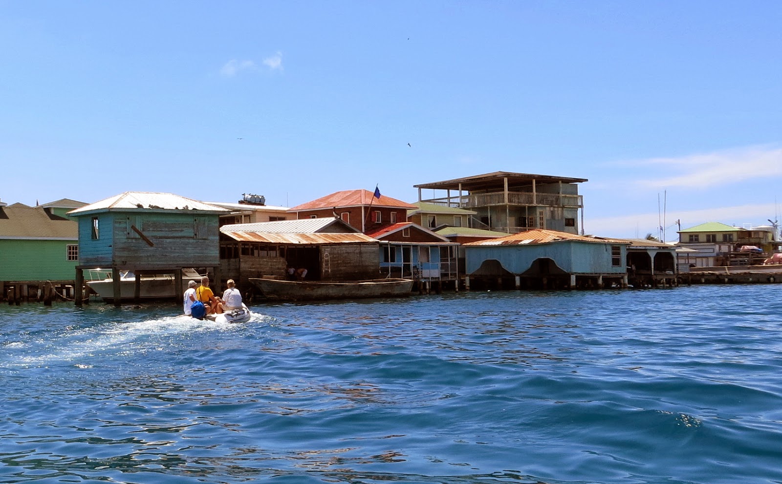 Sailing, sailing,: Bonacca, Guanaja, Honduras
