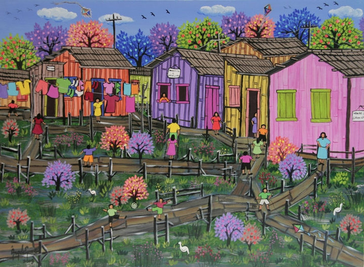 Ângela Gomes - Artista Naif Capixaba - ES - 2014