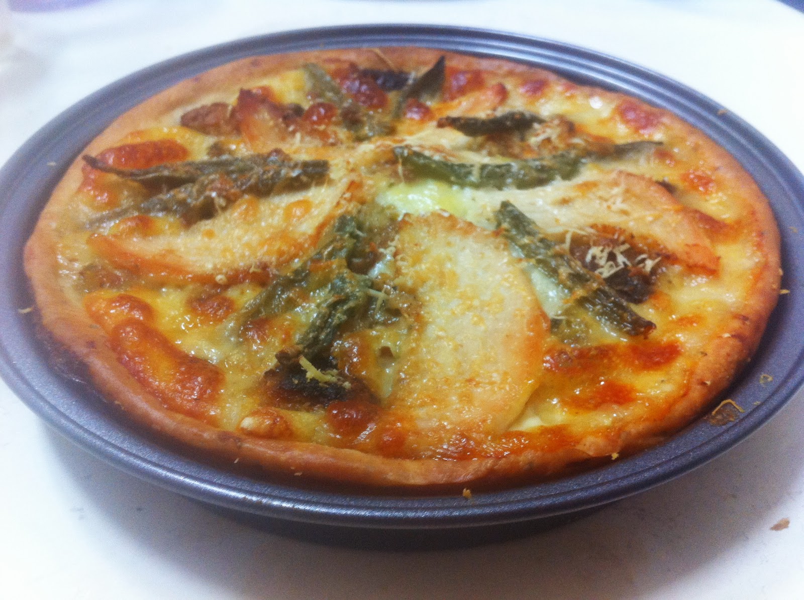 Knifing Forking Spooning: Thanksgiving Leftovers Deep Dish Pizza